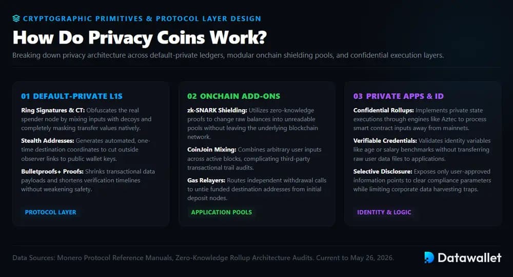 Top 7 Privacy Coins for Anonymous Crypto Transactions (2026)